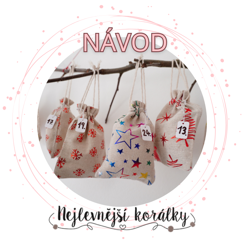 Návod: Adventní kalendář - Nejlevnější korálky